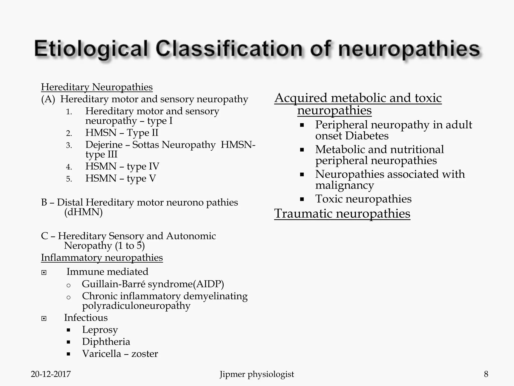 New one neuropathy | PPTX | Brain and Nervous System Disorders ...