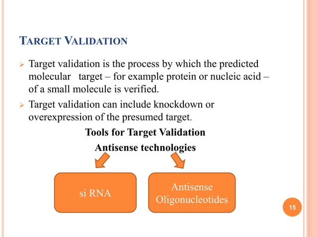 Role of Target Identification and Target Validation in Drug Discovery ...