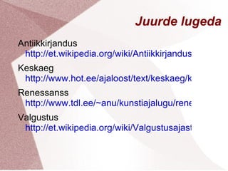 Kirjandus 10 klass | ODP