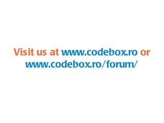 Codebox Romania | PPT