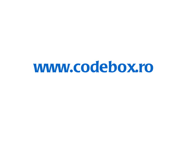 Codebox Romania | PPT