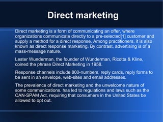 Marketing mix | A marketing mix typically involves | PPT