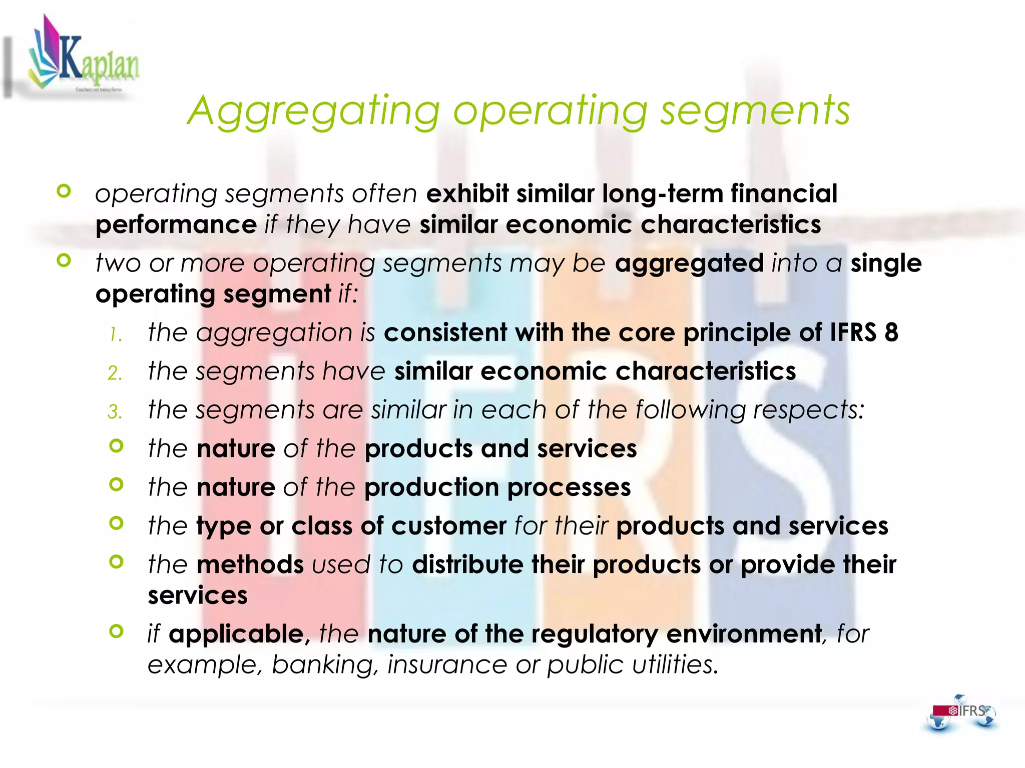 New operating segments | PPT