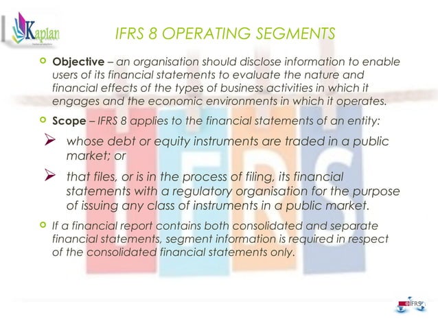 New operating segments | PPT | Business Accounting & Finance | Business