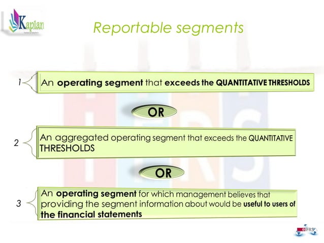 New operating segments | PPT | Business Accounting & Finance | Business