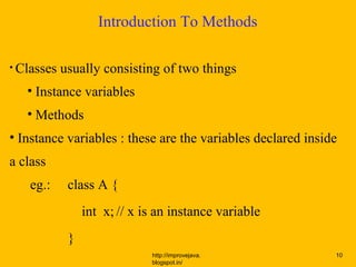 New operator and methods.15