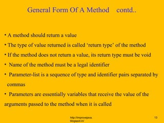 New operator and methods.15