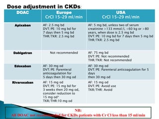 Direct oral anticoagulant final | PPSX