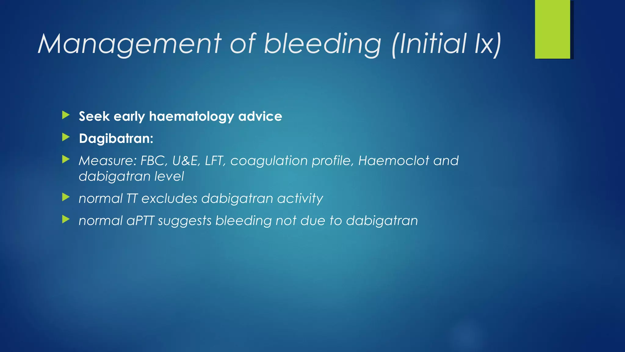 New oral anticoagulants (NOAC) WATAG guidelines | PPT