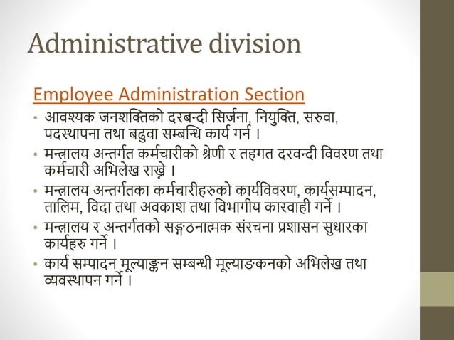 New organizational structure of MOHP of Nepal | PDF