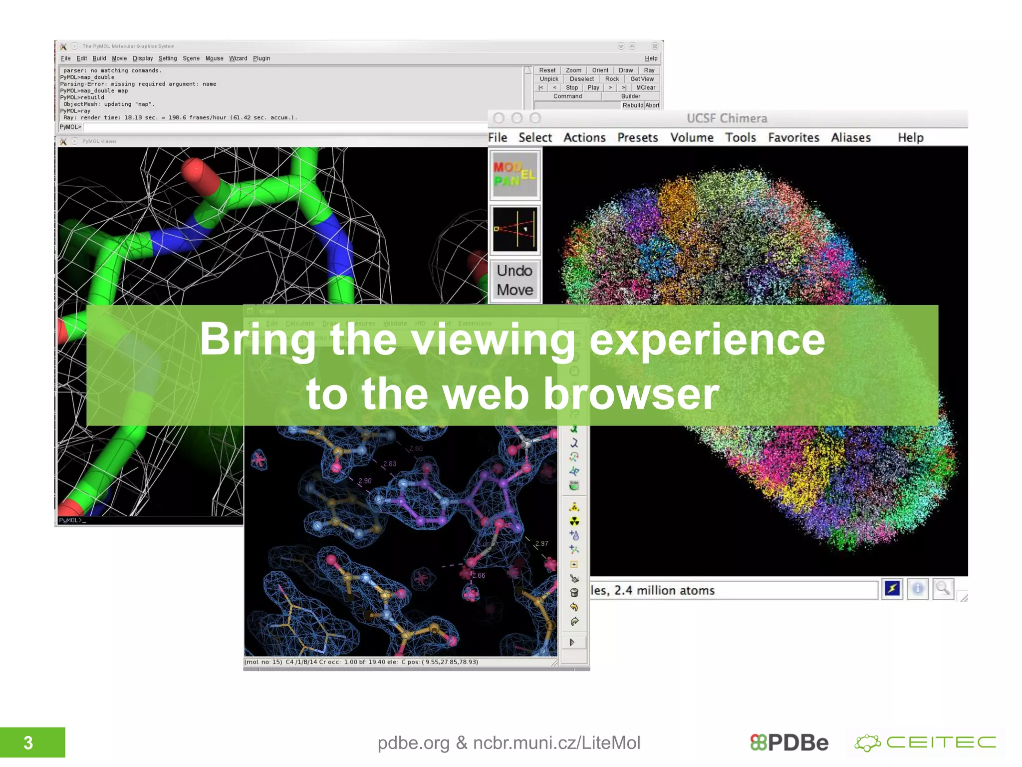 Real-time interactive visualisation of large macromolecular assemblies and molecular machines at ...