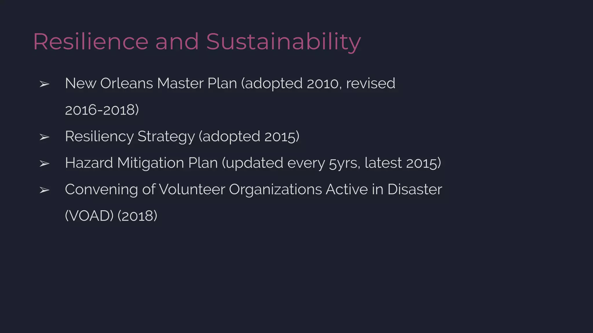 New Orleans, culture, and building an emergency response network | PPT