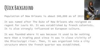 New orleans presentation | PPTX