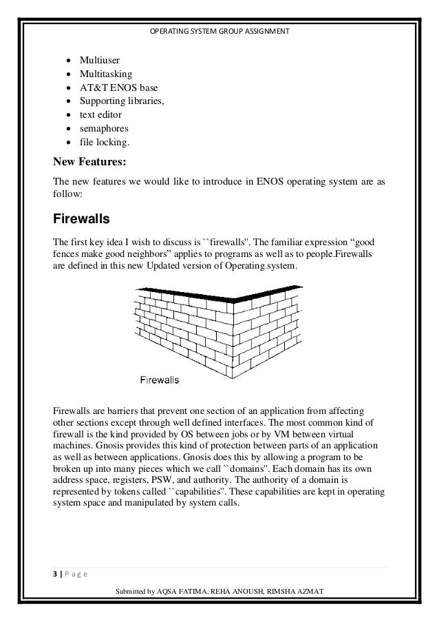 New_OS_ENOS_Assignment.pdf | Operating Systems | Computer Software and Applications