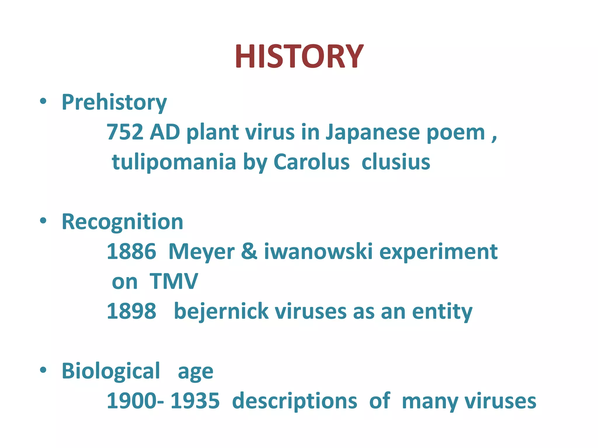 New overview of plant virology | PPTX