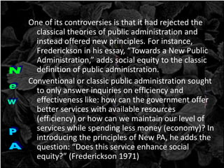 New Public Administration | PDF