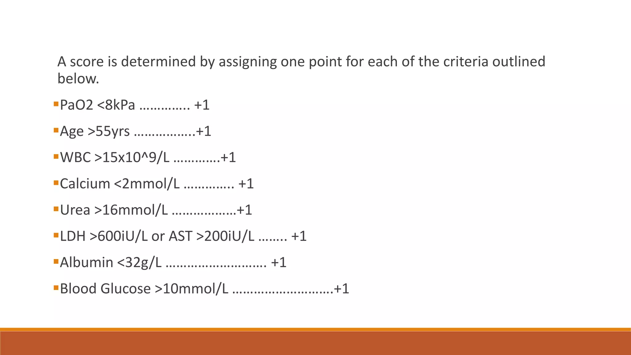 Pancreatitis severity score.pptx