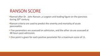 Pancreatitis severity score.pptx