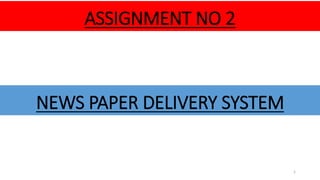 New paper delivery system final | PPT