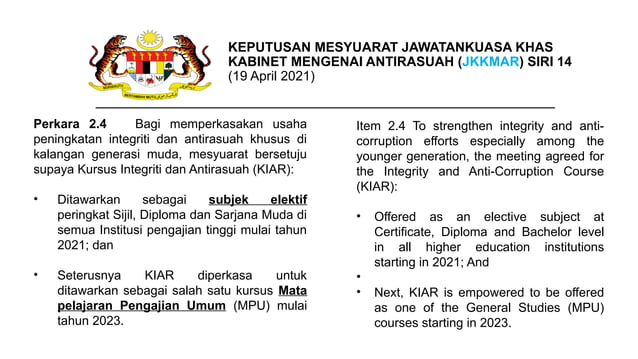 new Part 1 BI MODUL KIAR 2023 - 1 KIAR - SATU PENGENALAN.pptx