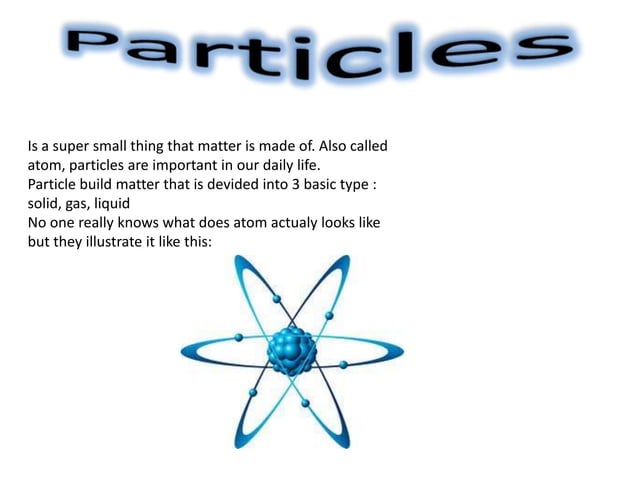particle presentation by devan | PPT