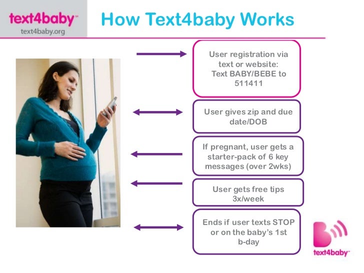 Text4baby New Partner Slides