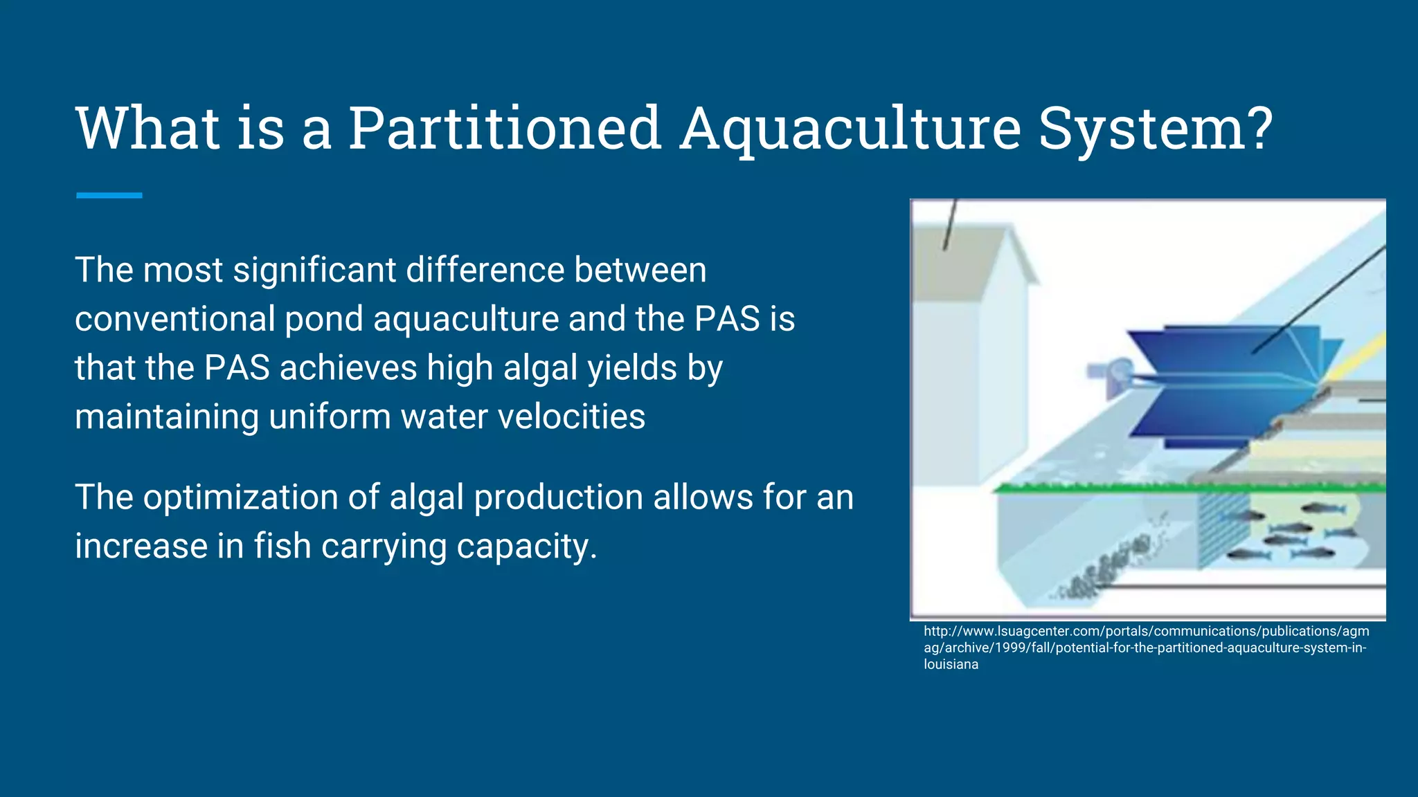 Design of a Partitioned Aquaculture System | PPTX