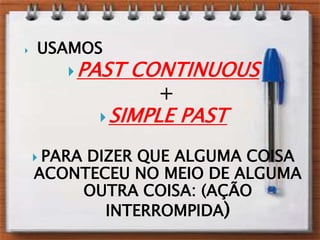 New past continuous tense | PPTX