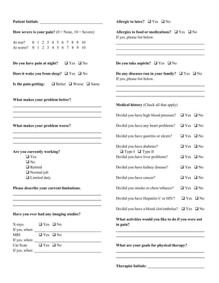 New patient packet | DOC