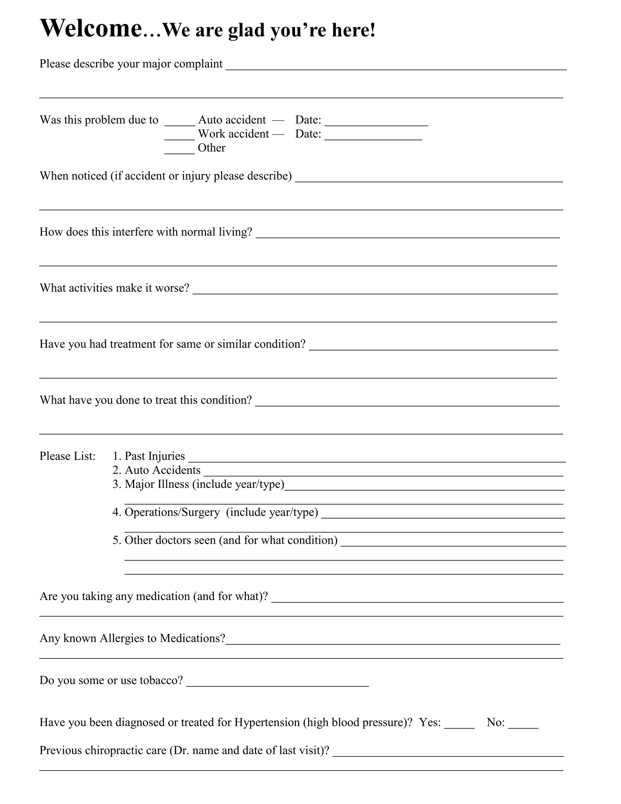 New Patient Welcome Packet | PDF