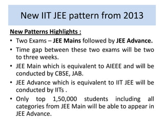 New pattern of iit and neet (2) | PPTX