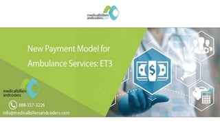 New Payment Model for Ambulance Services: ET3 | PPT