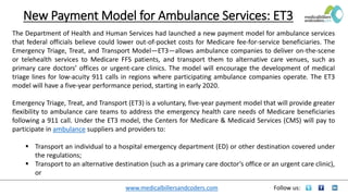 New Payment Model for Ambulance Services: ET3 | PPT