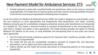 New Payment Model for Ambulance Services: ET3 | PPT