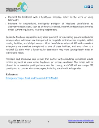 New Payment Model for Ambulance Services: ET3 | PDF