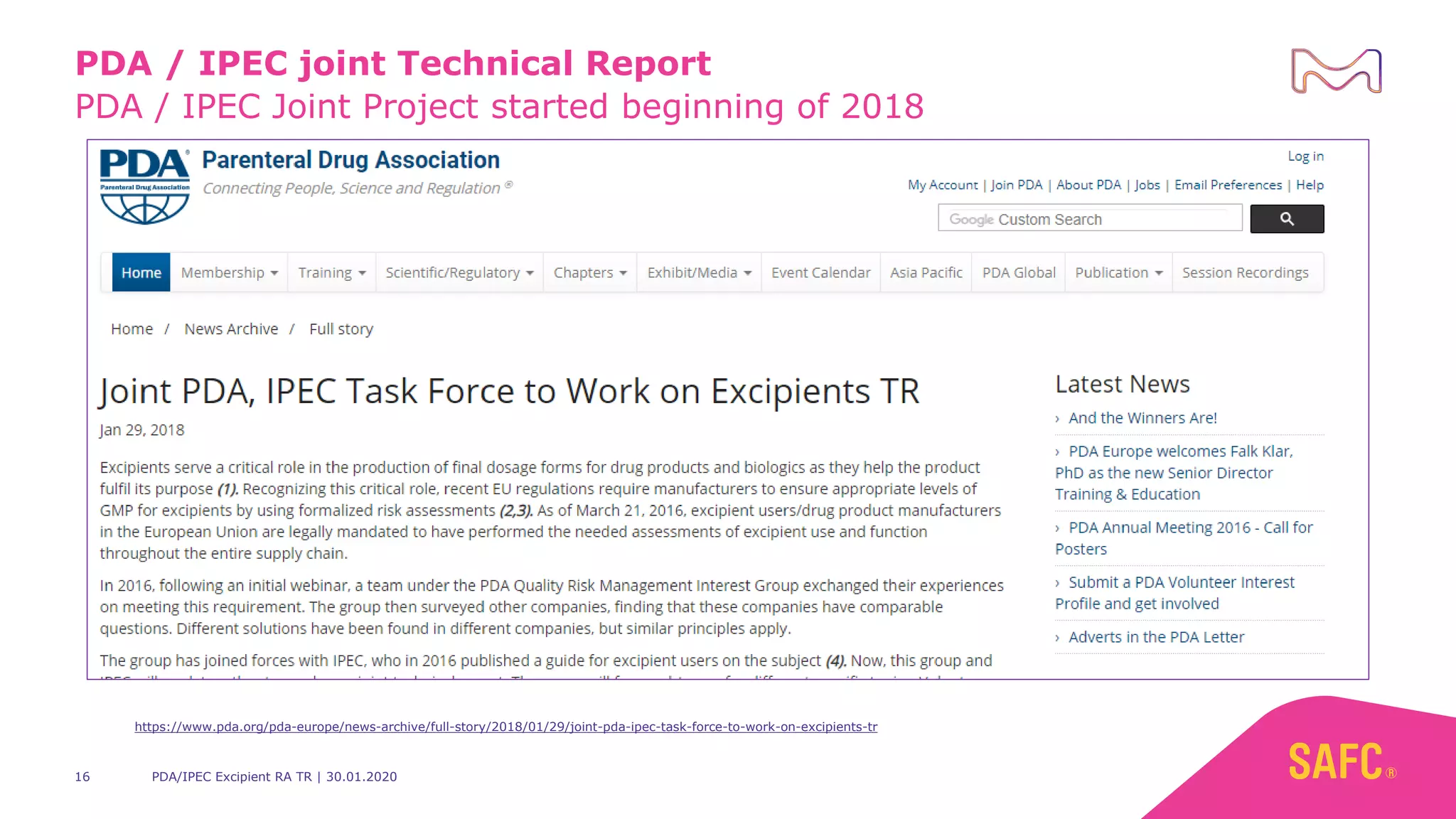 New PDA/IPEC Technical Report on Excipient Risk Assessment - insights ...