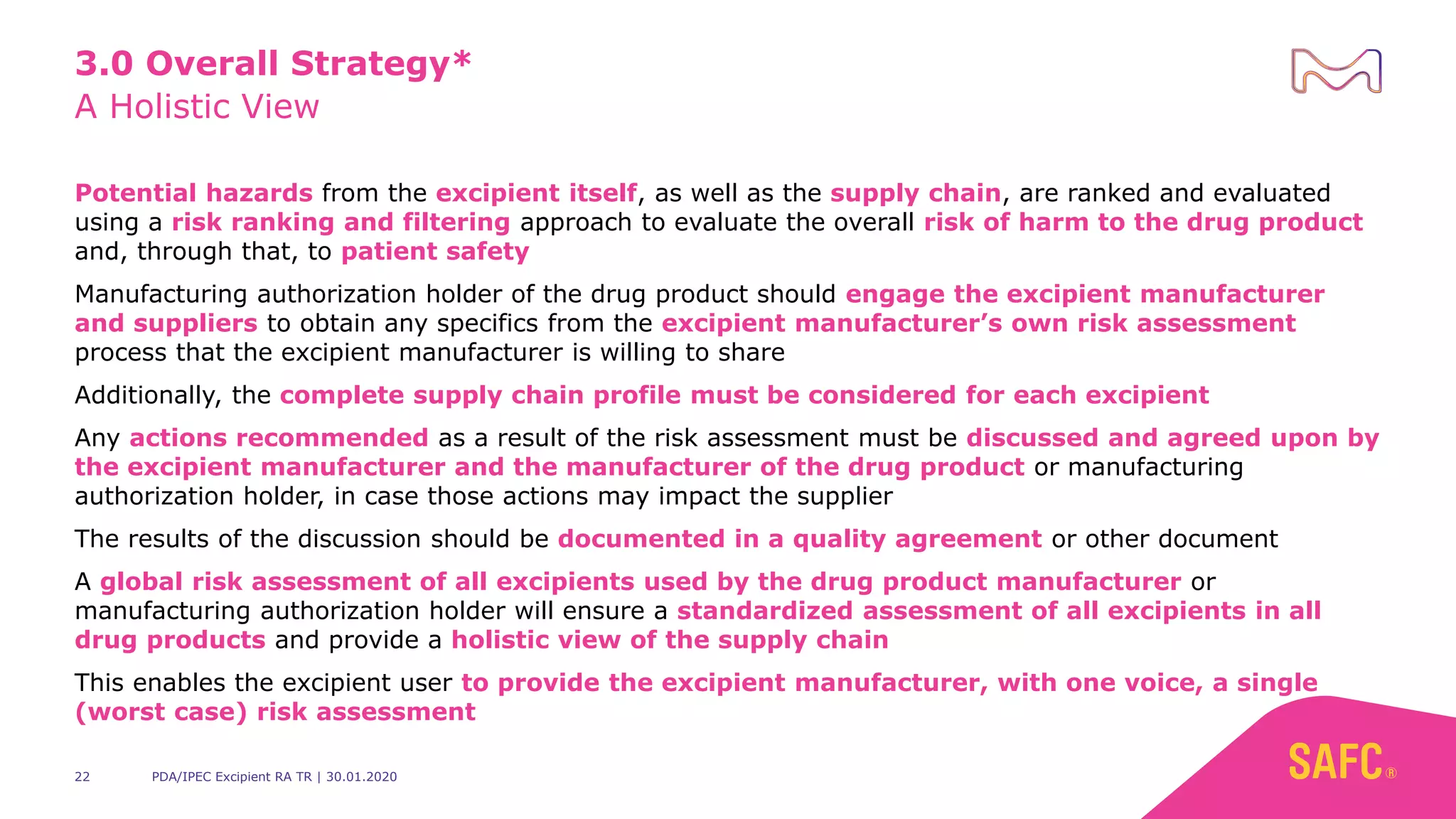 New PDA/IPEC Technical Report on Excipient Risk Assessment - insights ...