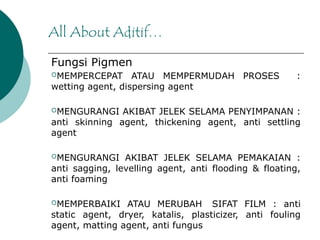 New Pembuatan Cat, pembuatan cat berdasarkan klasifikasi bahan kiminya.pptx