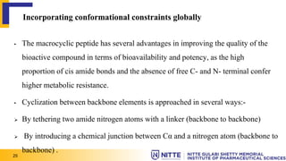 PEPTIDOMIMETICS.(MPHARM ,BPHARM,MSC,BSC | PPTX