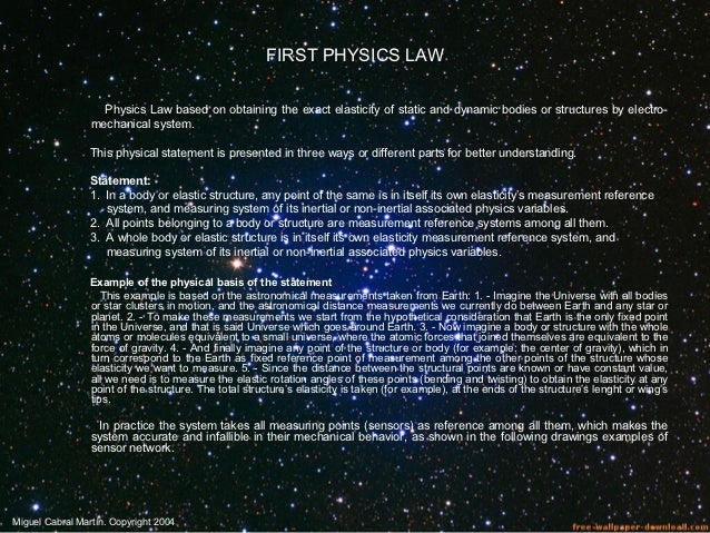 New physics laws