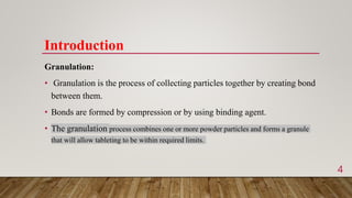 Improve tablet Production, Granulation and Pellitization techniques.pptx