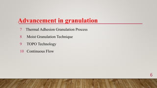 Improve tablet Production, Granulation and Pellitization techniques.pptx