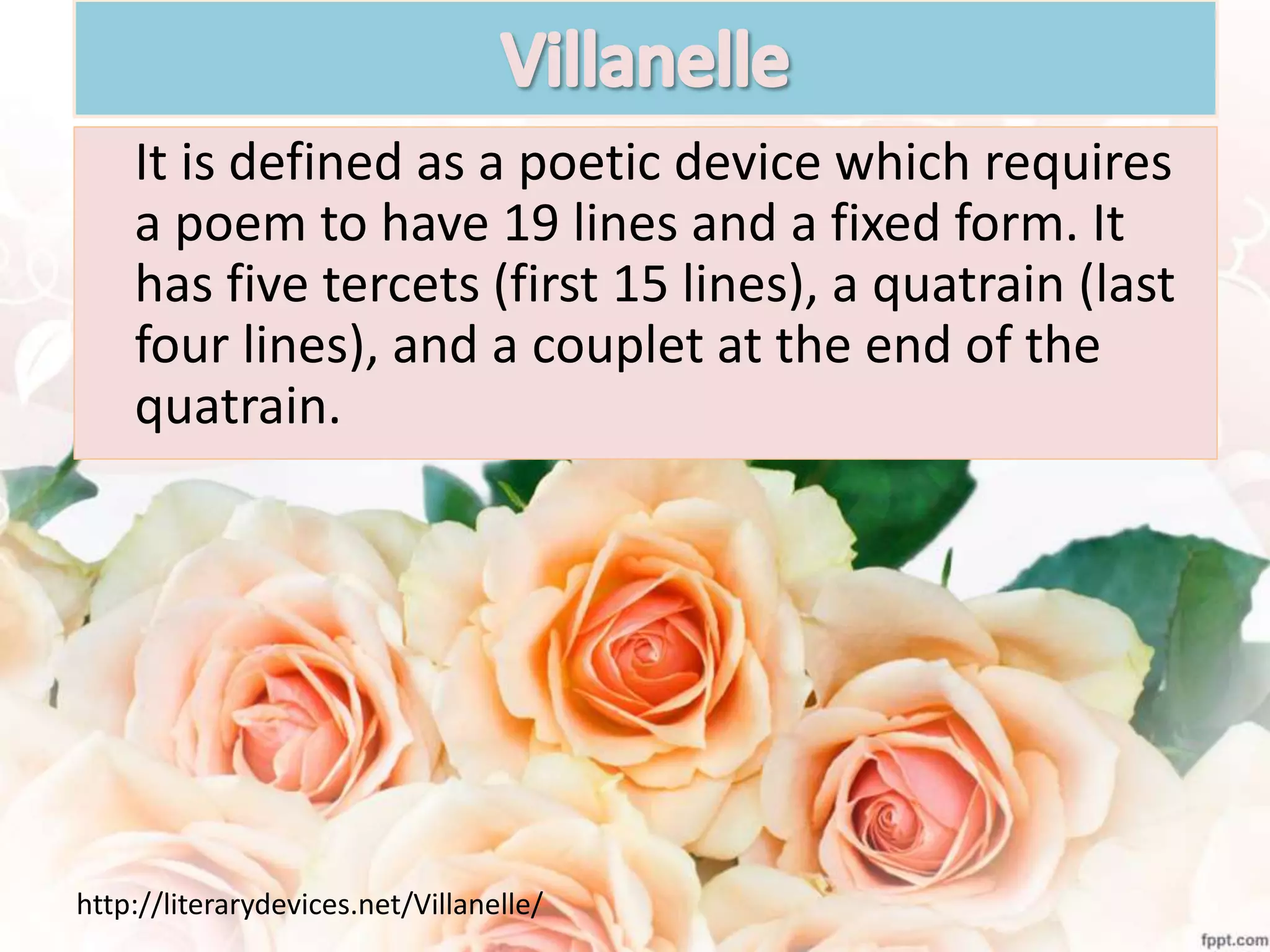 Definition, elements, types, and genres of poetry | PPTX