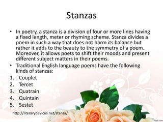 Definition, elements, types, and genres of poetry | PPTX