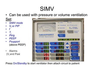New Port Ht50_Mechanical Ventilator_Nursing | PPT