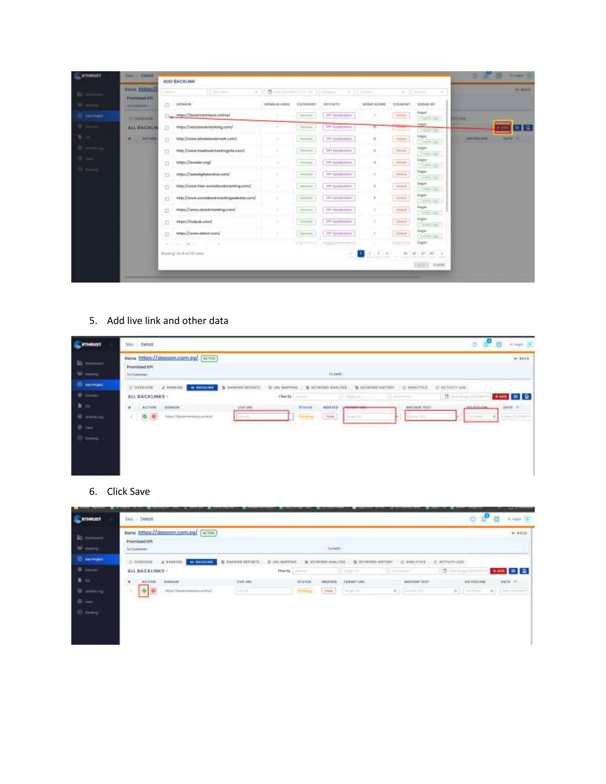 New Portal - Task - Create Backlinks.docx
