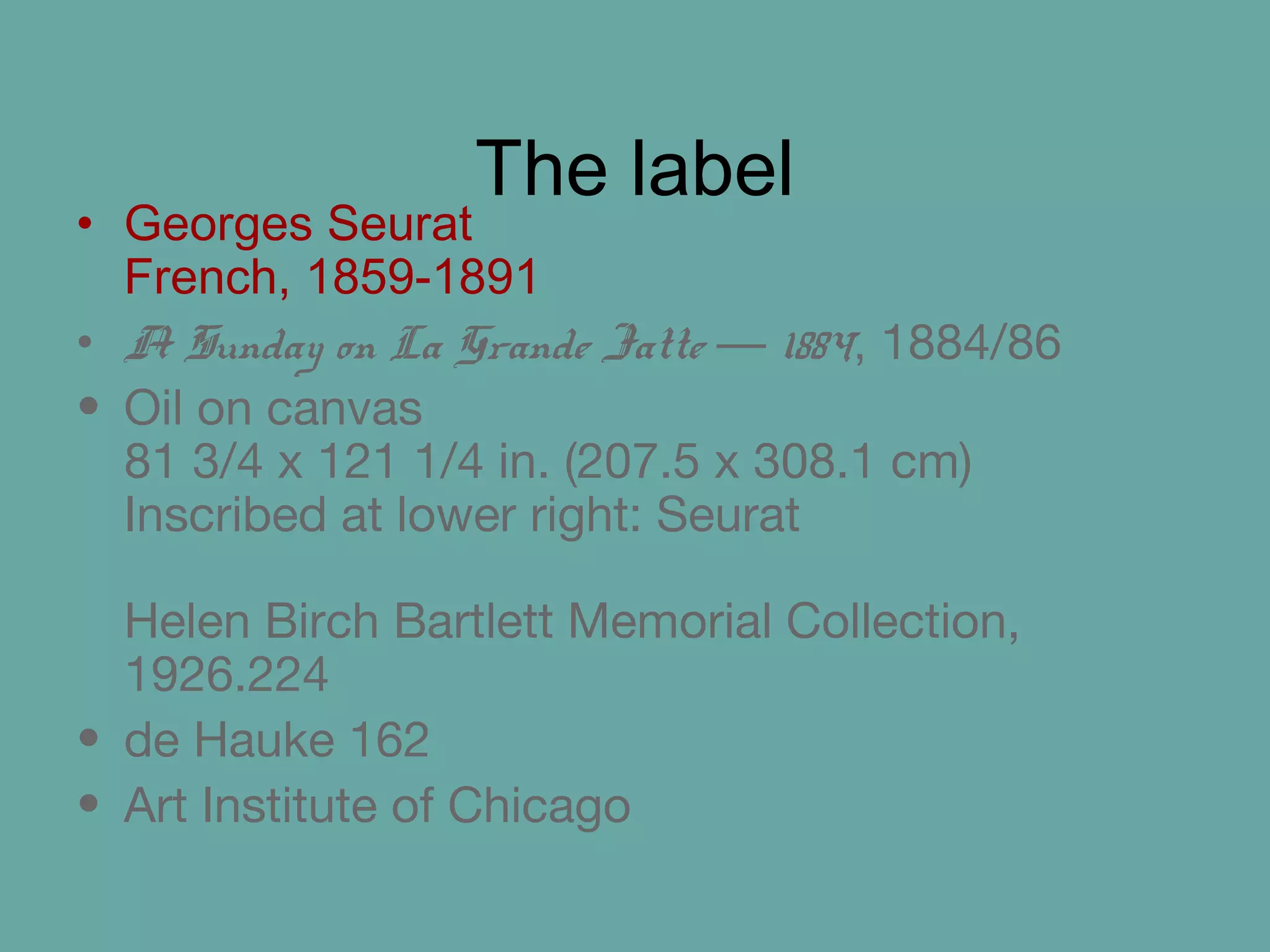 Post Impressionism Seurat, Van Gogh, Cezanne | PPT