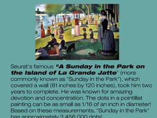 Post Impressionism Seurat, Van Gogh, Cezanne | PPT