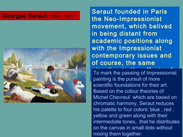 Post Impressionism Seurat, Van Gogh, Cezanne | PPT | Painting | Arts ...