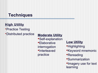 Most effective study techniques | PPT